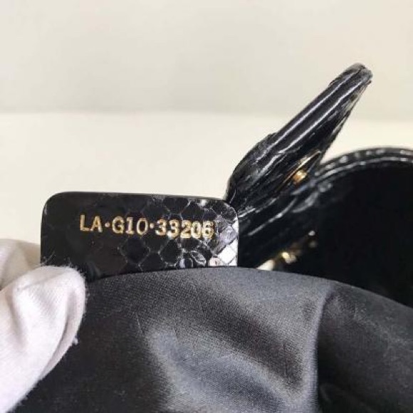 BVLGARI | Bags | Auth Bulgari Leoni Python Leather Gold Bag | Poshmark